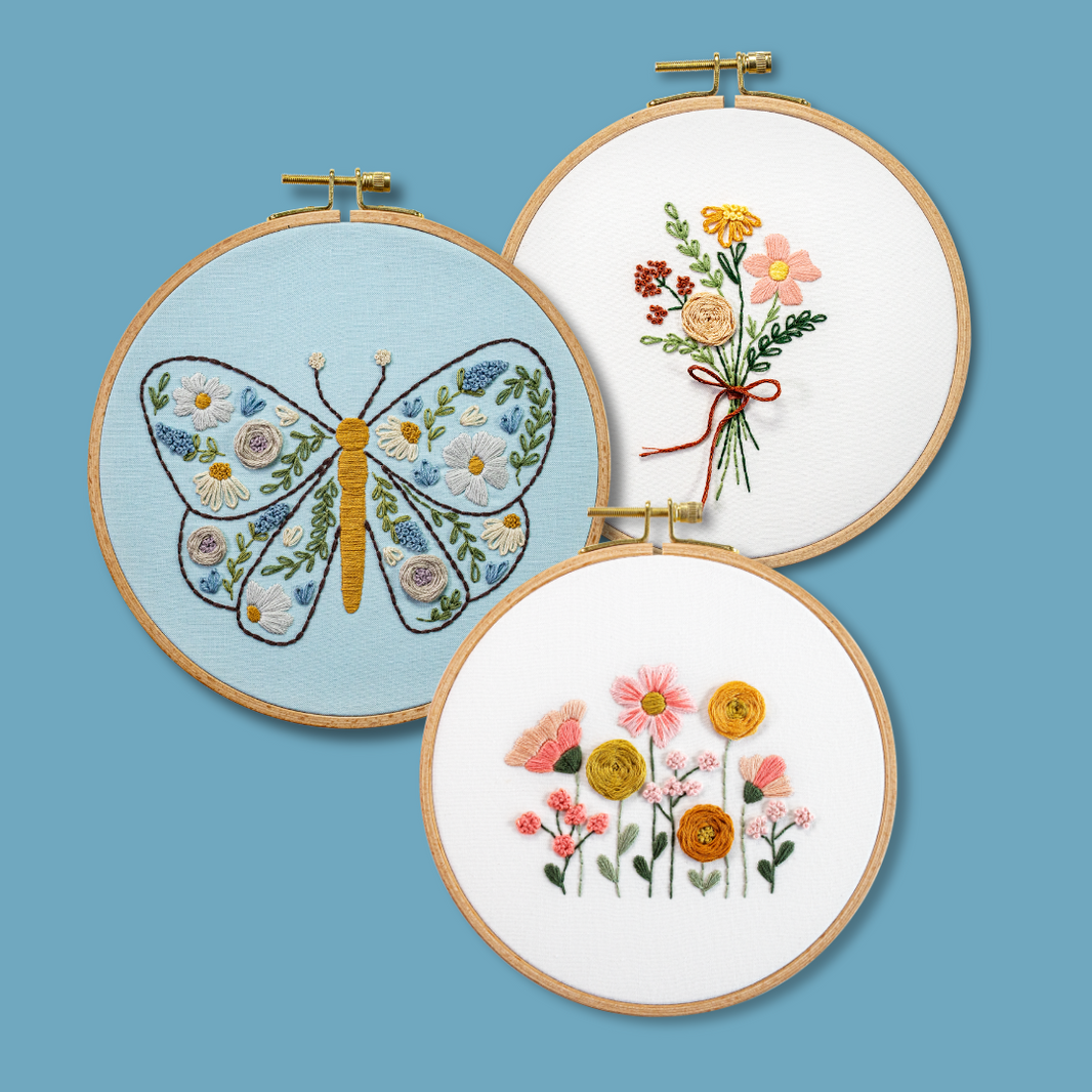 Beginner Embroidery Kits – Clever Poppy