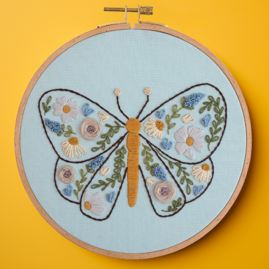 Clever Poppy | Beginner Embroidery Kits & Supplies