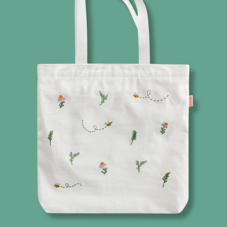 Bee on the Go Tote Bag Beginner Kit | Clever Poppy