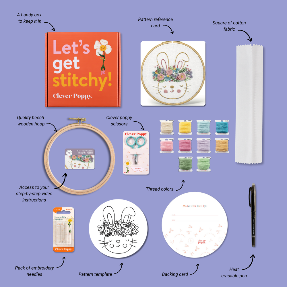 Rosie the Rabbit Beginner Kit | Clever Poppy