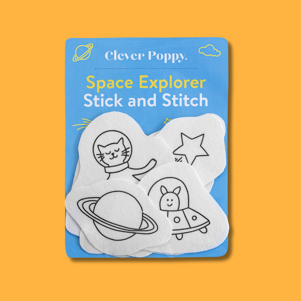 Space Explorer Stick and Stitch Pack | Clever Poppy